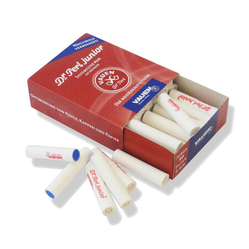 Vauen Dr Perl Junior 9mm Absorbent Smoking Pipe Filters (Pack of 40 ...