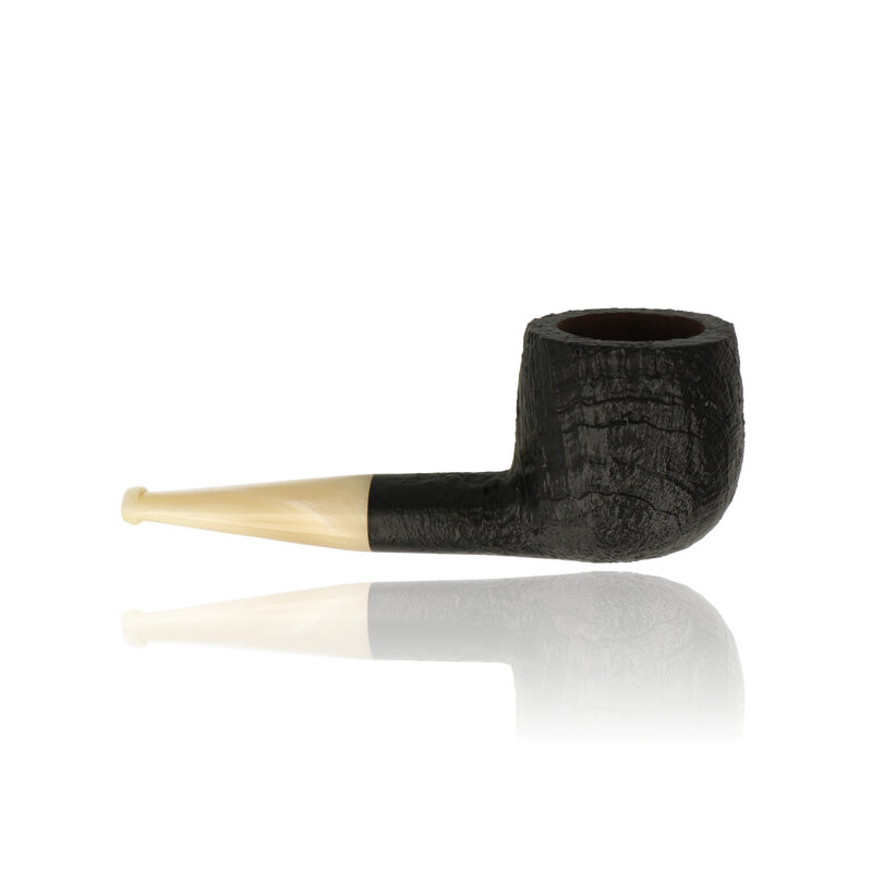 Ropp Vintage Horn Sandblast Pot Pipe (Unfiltered) | UK Tobacco